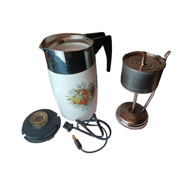 Corningware | Kitchen | Vintage Electric Spice O Life Coffee Perculator ...